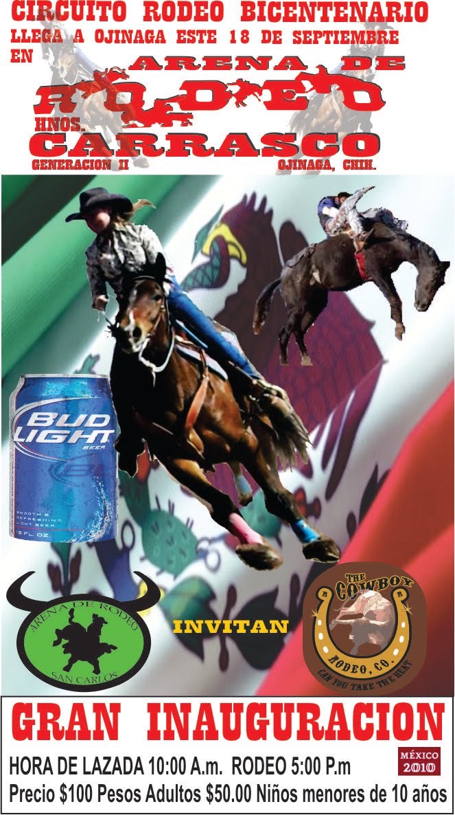 Mecanica y Publicidad: CIRCUITO RODEO BICENTENARIO LLEGA A OJINAGA ESTE ...