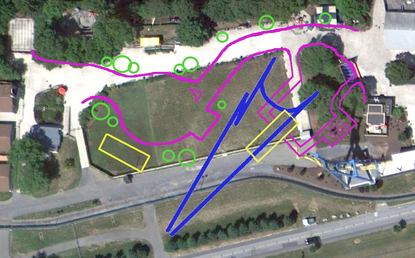 NewsPlusNotes: Potential Invertigo Layouts at Dorney Park