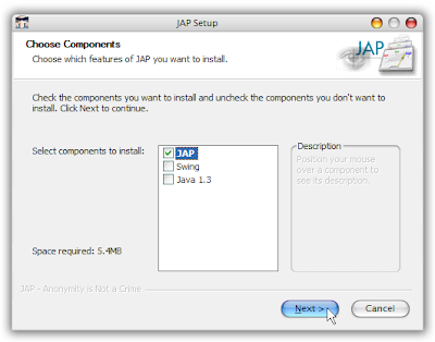 匿名網路系統 - (2) JAP (JonDo Anonymous Proxy) ~ Jackbin 的懶人筆記