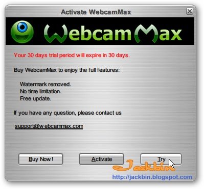 替您的網路攝影機增添趣味效果 - WebcamMax ~ Jackbin 的懶人筆記
