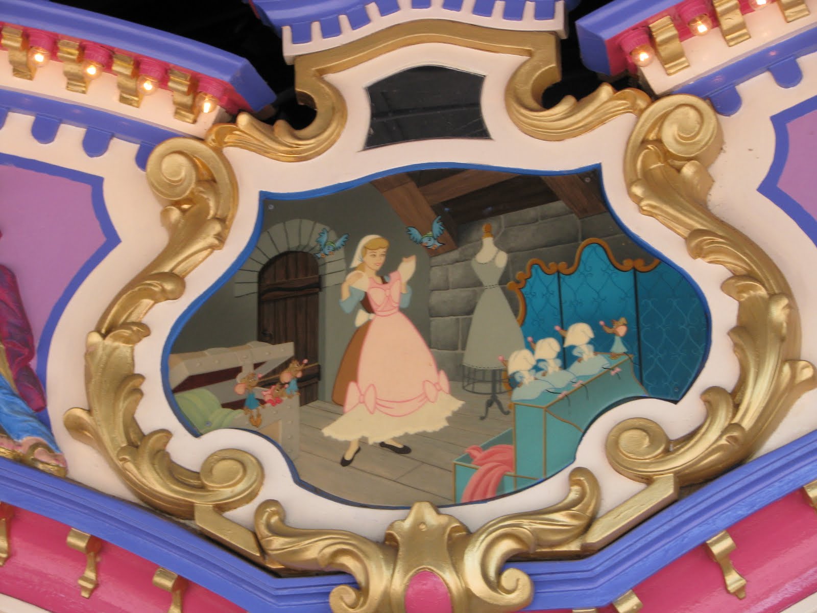 The Story Of Cinderella As Told On The Carousel In The Magic Kingdom ...