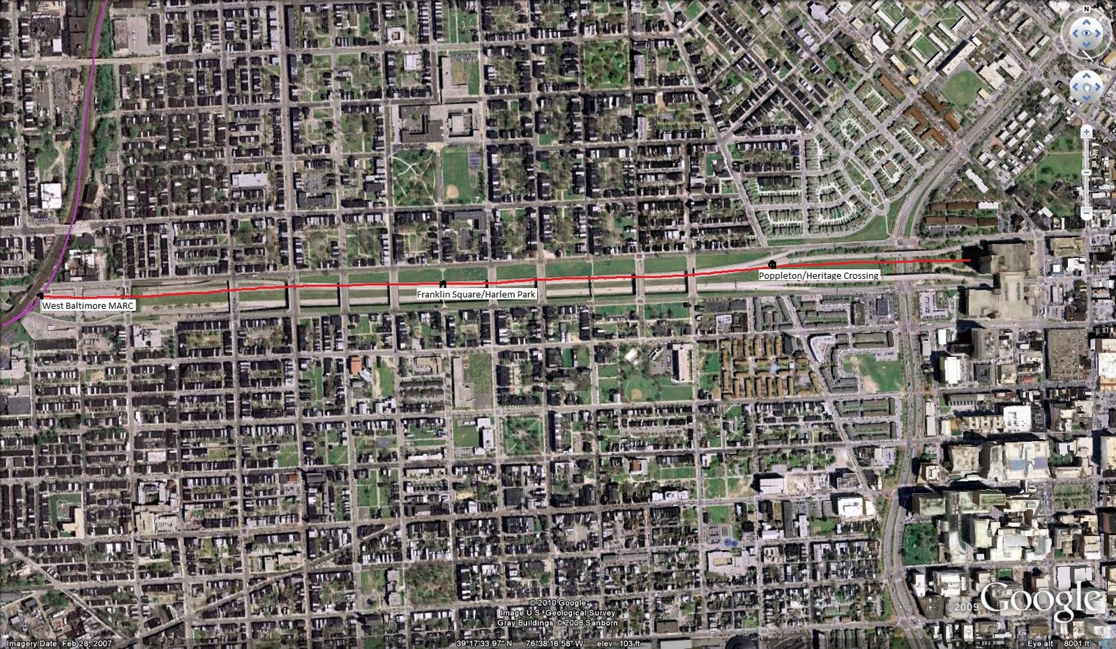 Baltimore City's Past Present and Future: New Rail Lines: Start ...