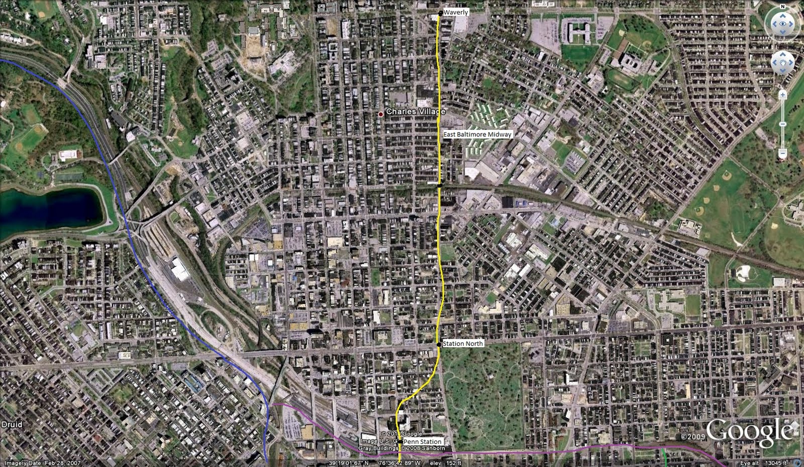 Baltimore City's Past Present and Future: New Rail Lines: Start ...