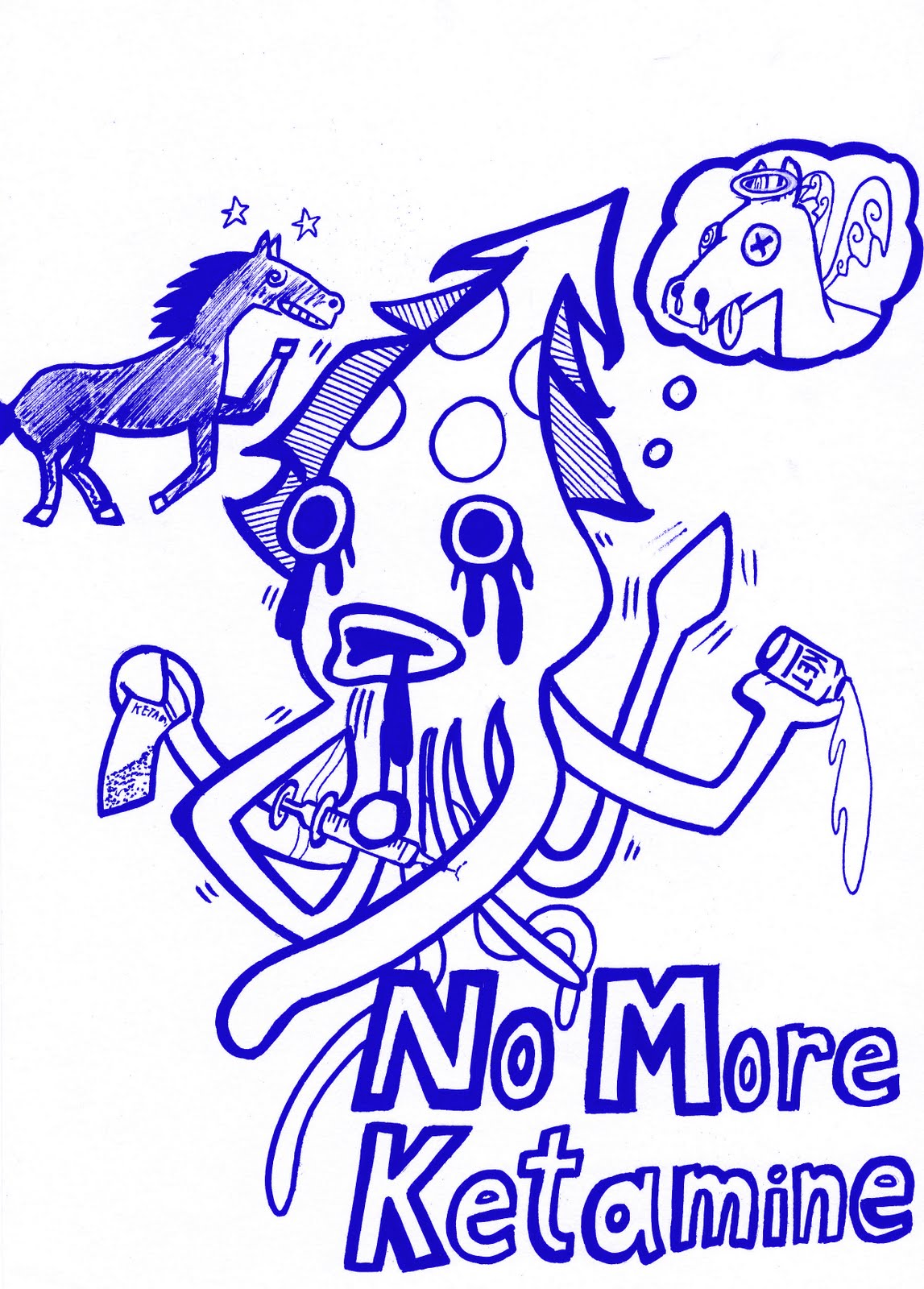 Caucasian Squid: No More Ketamine!