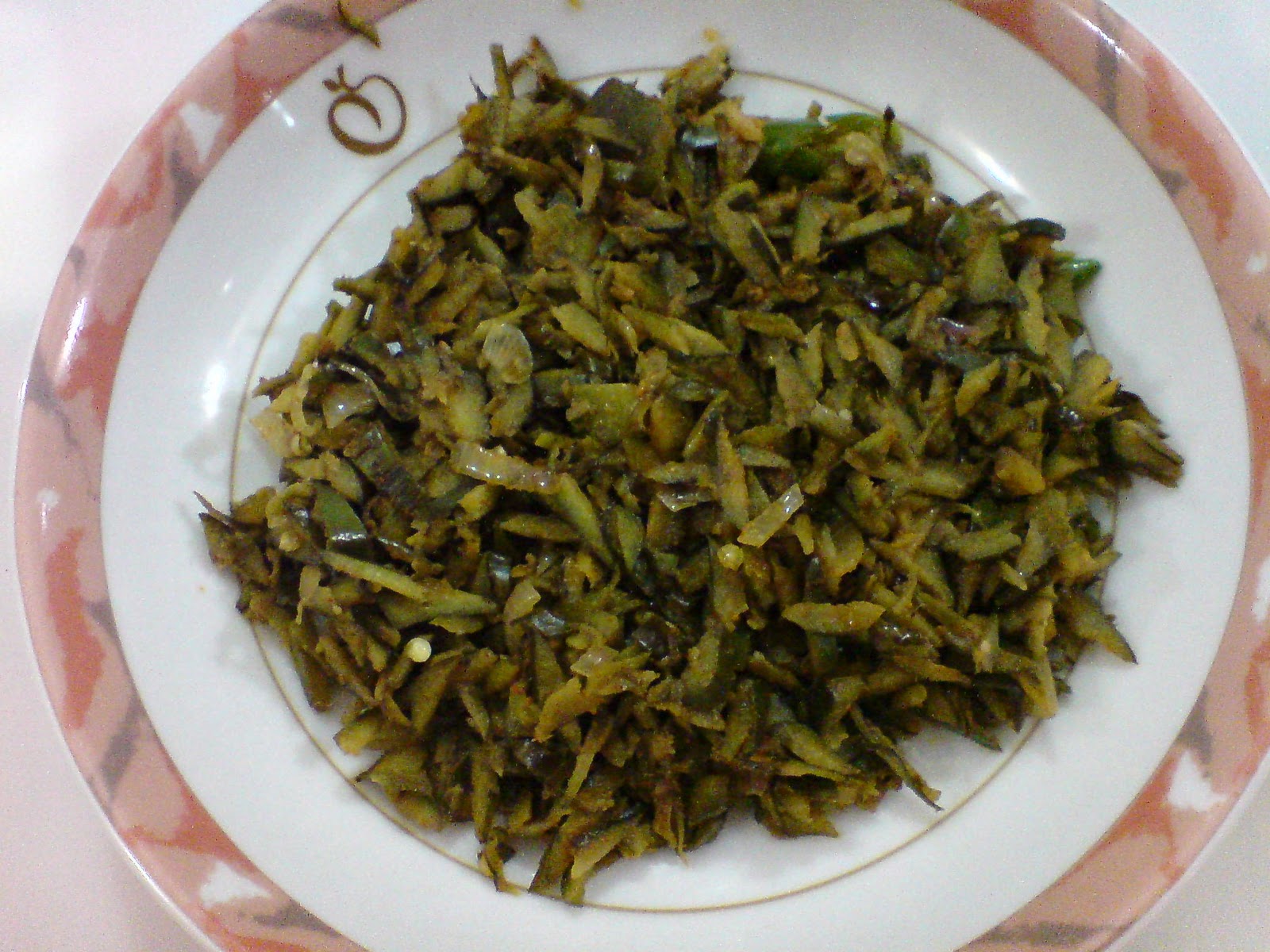 Nihari's CookBook: Ash Plantain Skins Tempered