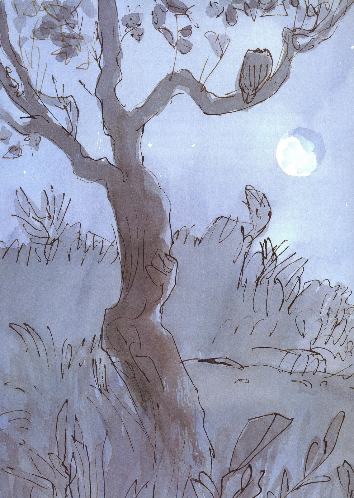 Drawing A Blank: Quentin Blake and landscapes.