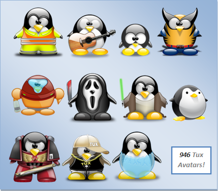 Tux Avatars Free Animated Avatar Download