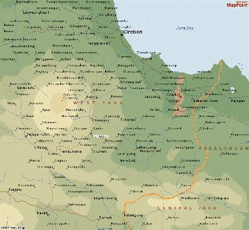 UUS SUSANGKA: Peta wilayah Kabupaten Kuningan