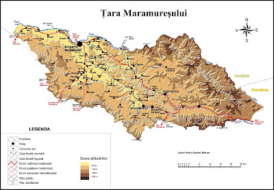 Feroviarii: Harta rutiera Maramures