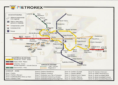 Feroviarii: Harti metrou Bucuresti -Metrorex sa