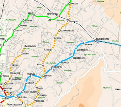 Feroviarii: Harti metrou Atena Grecia