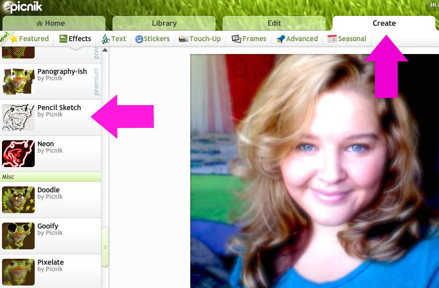 Art Therapy Tech: AT Tech Intervention: "Pencil Sketch" Application