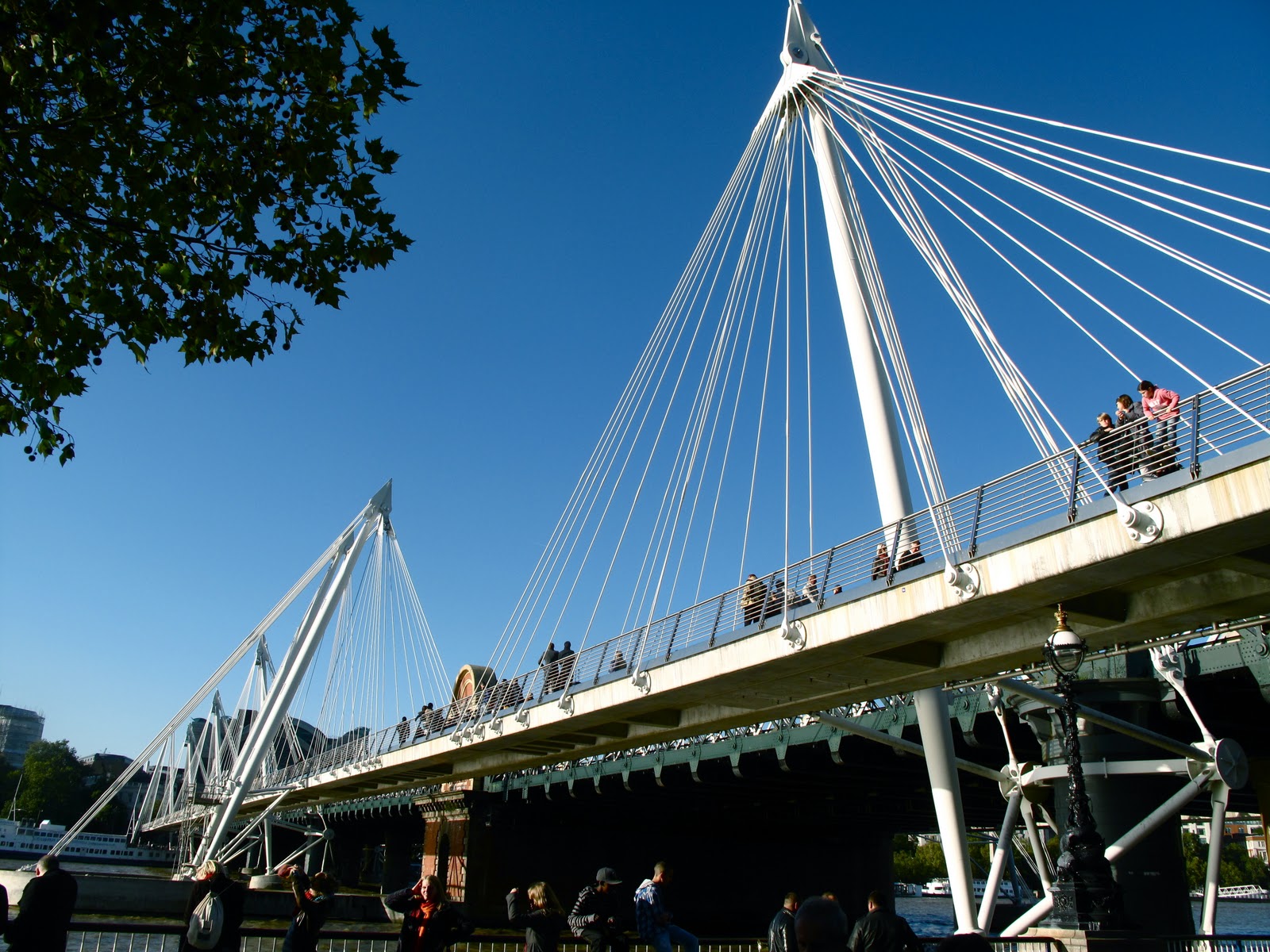 Amanda's Blog: Hungerford and Golden Jubilee Bridges