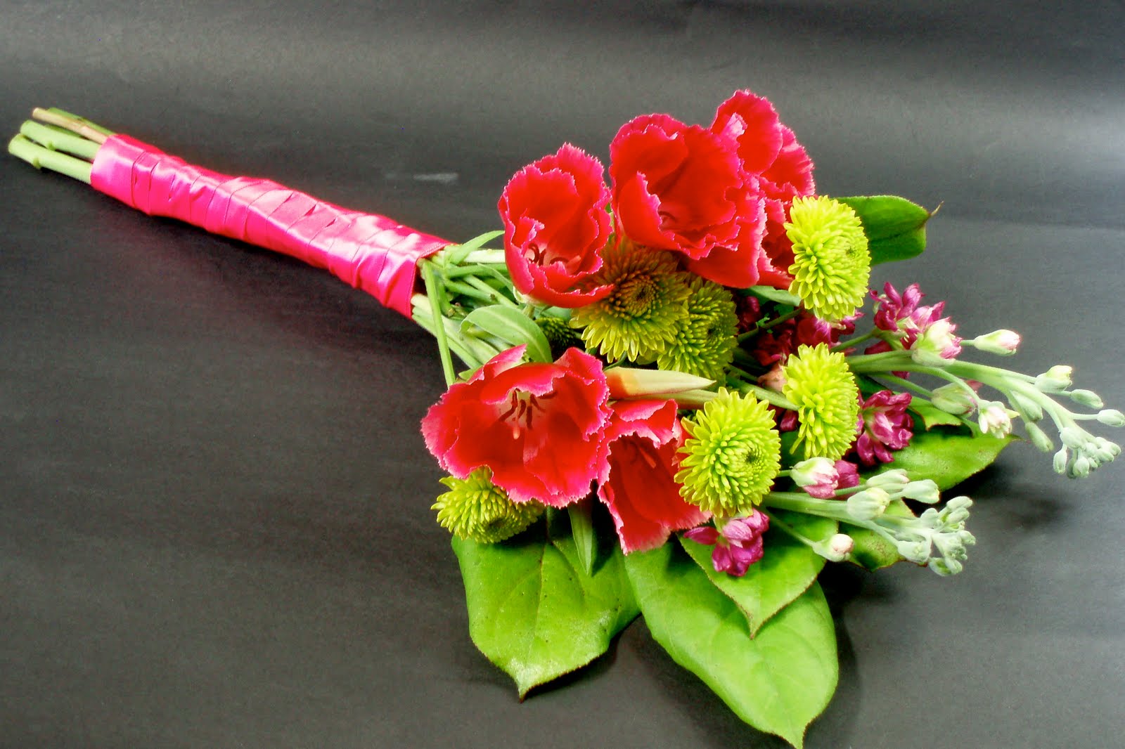 The Flower Girl Blog: hot pink and lime green flowers