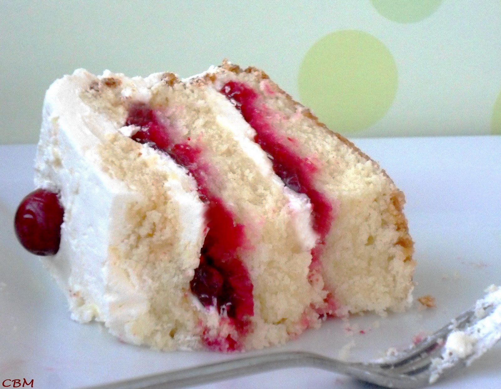 Dans la cuisine de Blanc-manger: Gâteau au beurre, garni de compotée de ...