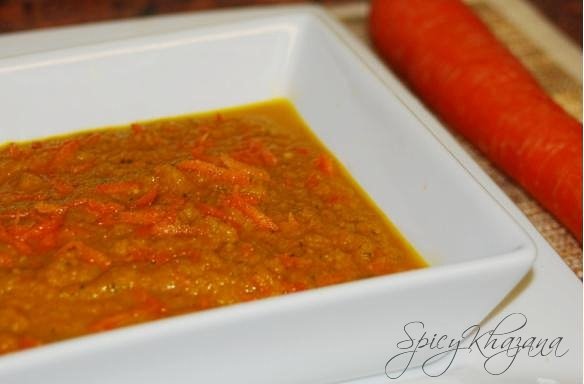 Khazana of my favorite recipes..: Carrot Chutney