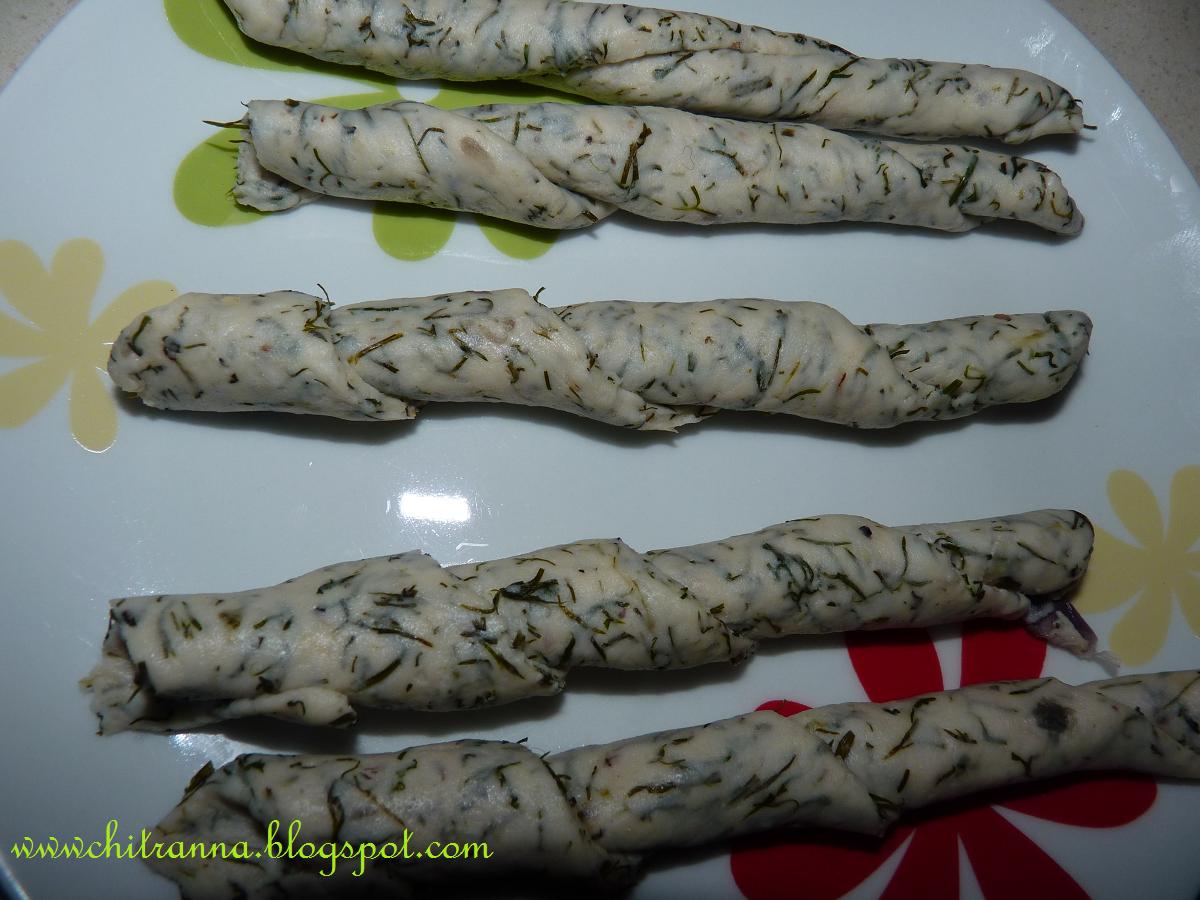 Chitranna: Dill bread stick