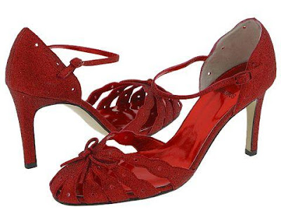 Red Prom Shoes: High Heel Red Prom Shoes Strappy