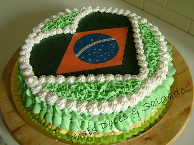 Confeitaria Artistica: Bolo Brasil