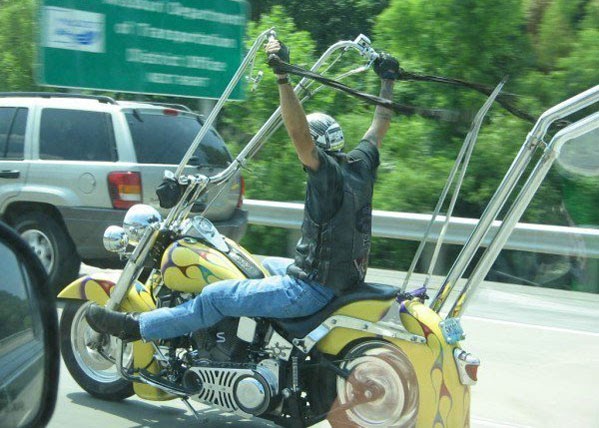 Insane Pics: High Handle Bar Motorcycle