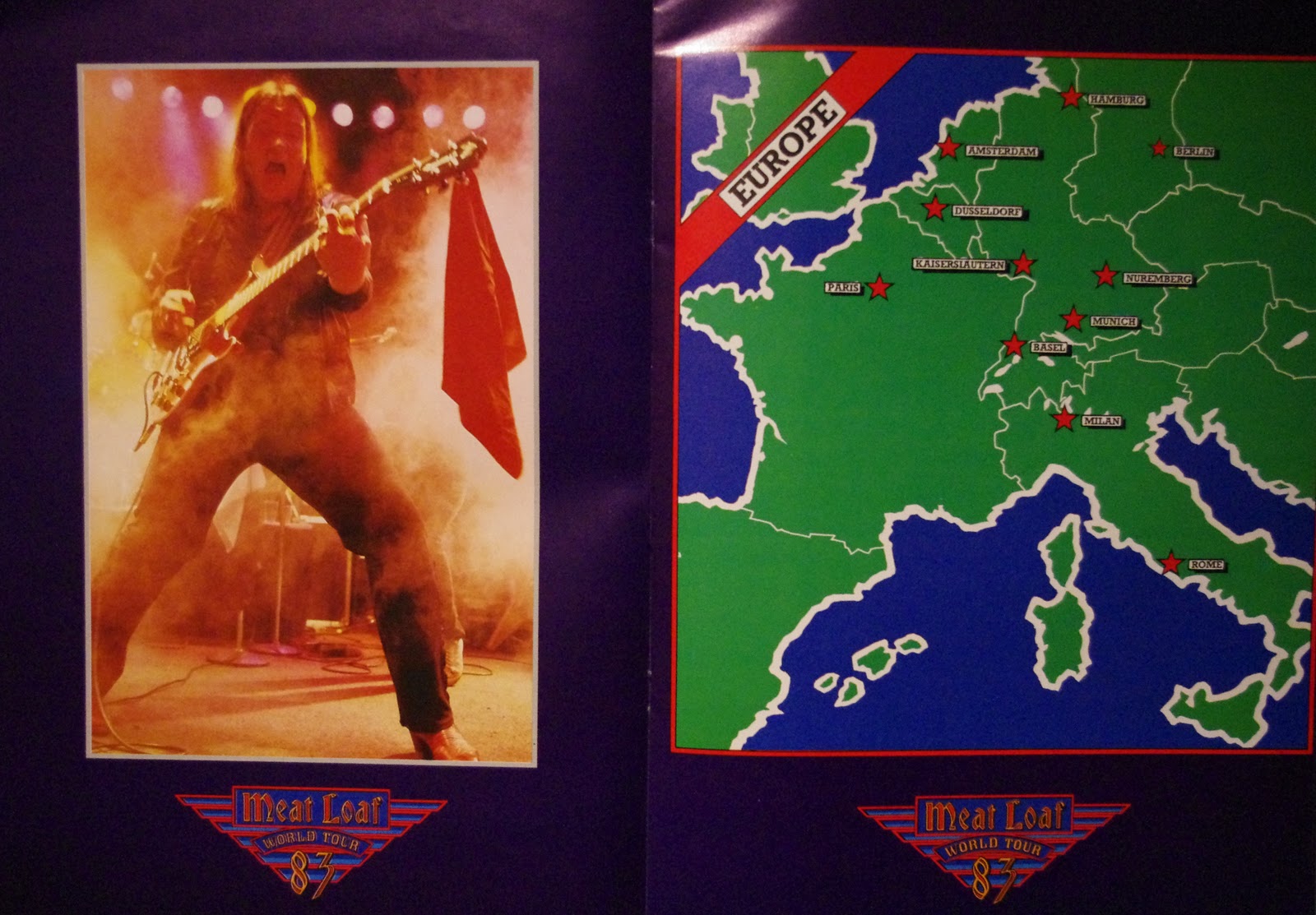 Meat Loaf - Vinyl, Singles 7"/12" and other stuff: Tour Program ---- 1983