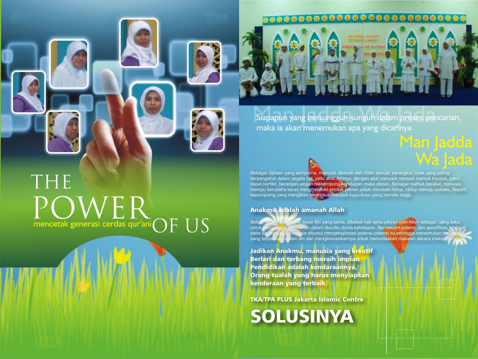 DESAIN MAP TKA/TPA PLUS | desain brosur & contoh brosur