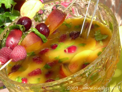 Cindystar: Cocktail alla frutta profumato al basilico - WHB # 186