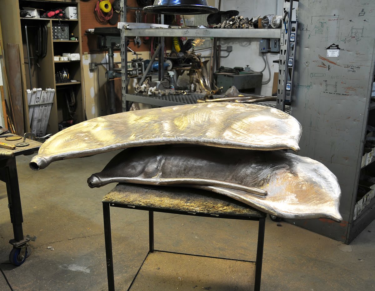 Sculpting Bean Pods: Metal Chasing and additional welding.