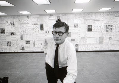 Nome Alone: Lou Dorfsman Poster. 15x20.