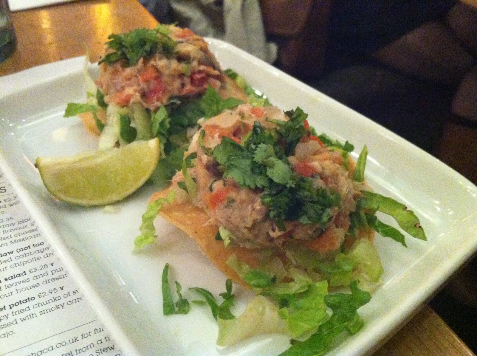 Cheese and Biscuits: Wahaca, Covent Garden