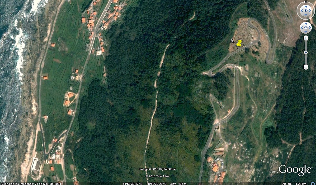 ArqueoLugares: Castro de SANTA TEGRA prox. A Guarda. Pontevedra ...