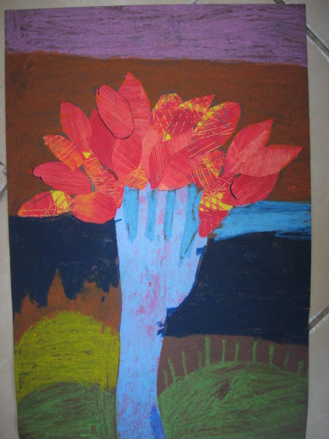 MaryMaking: "Hand Trees" for Earth Day