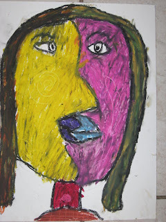 MaryMaking: Picasso Style Self Portraits