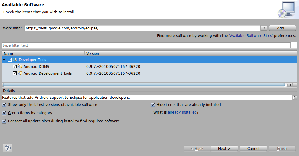 Demos & MockUps: Installing Google's Android Eclipse ADT Plugin Demos & MockUps: Installing Google's Android Eclipse ADT Plugin