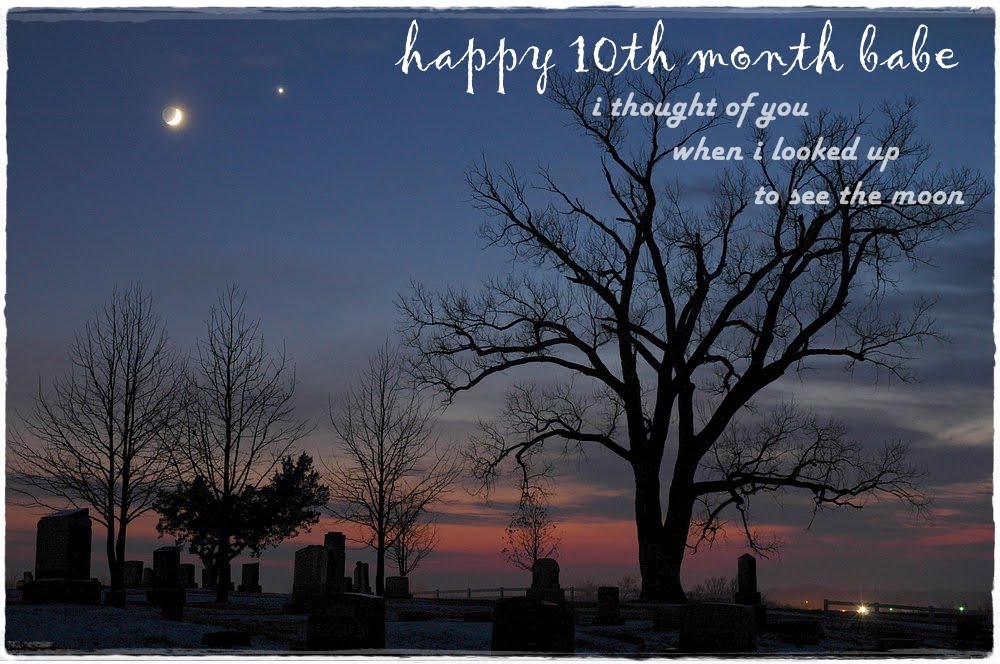 combination of his and her: 10th Month Anniversary