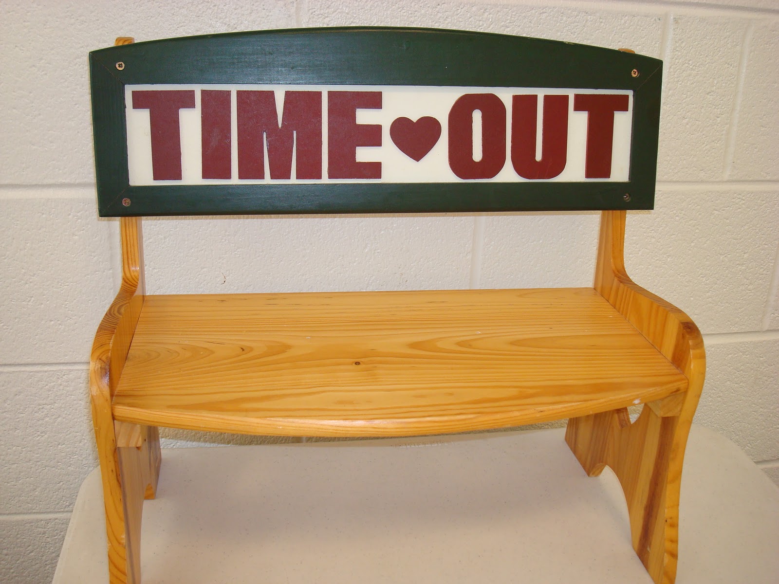 IC Church Auction - 2010: "Time Out" Bench
