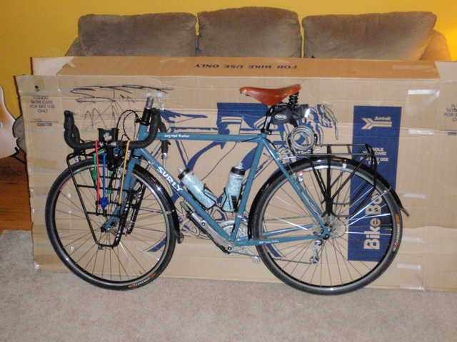 Matt's Great Allegheny Passage and C & O Ride: Amtrak Bike Box
