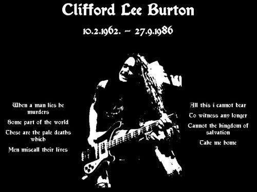 MetalSeth's Blog: RIP CLIFF BURTON