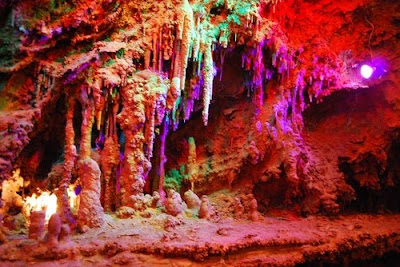 light color sound: colored caverns