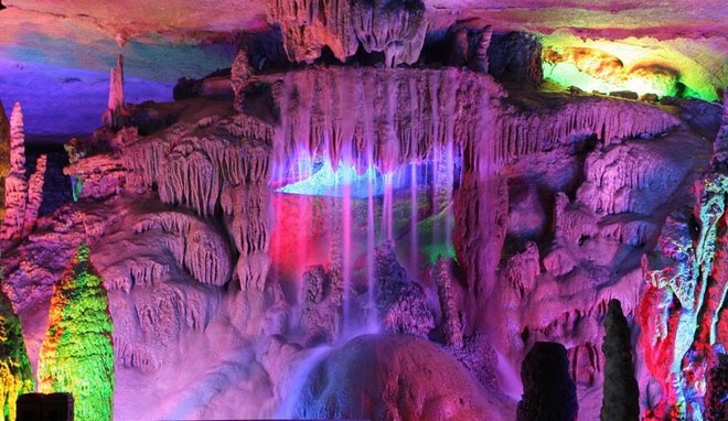 light color sound: colored caverns
