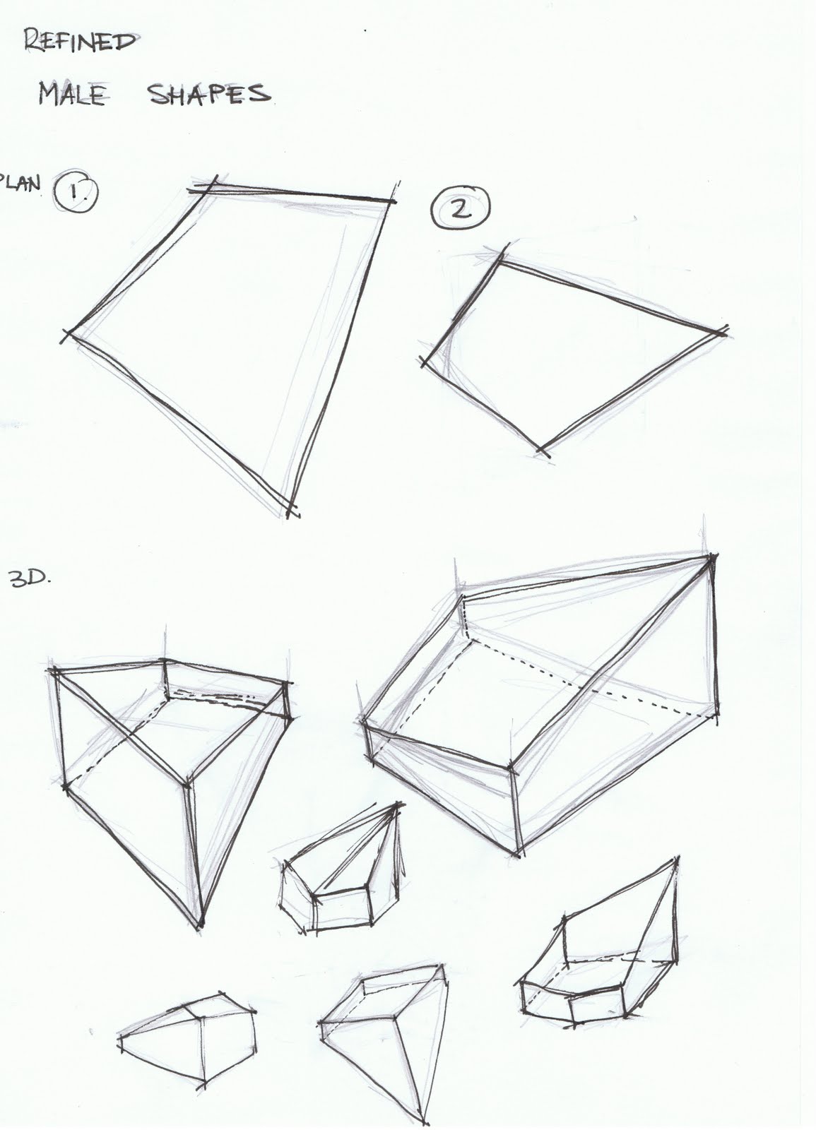 Anna Paton: Project 2: The initial sketches