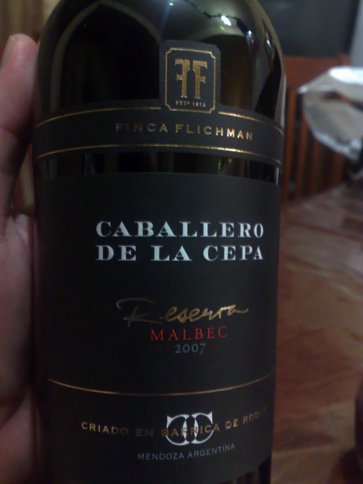 Argentina´s Wines Revisited by Miguel: Caballero de la Cepa, Reserva ...