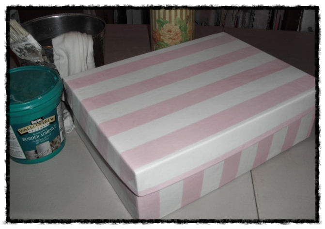 IsabellasCloset: ~Covered wallpaper boxes~