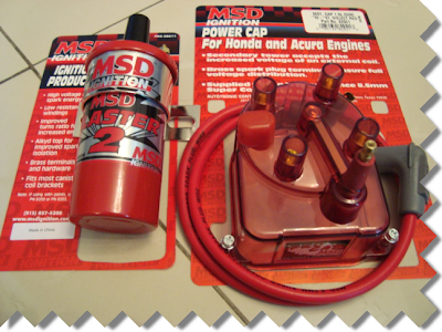 Racing Tuned Spec: MSD external coil distributor cap kit for civic D15 ...