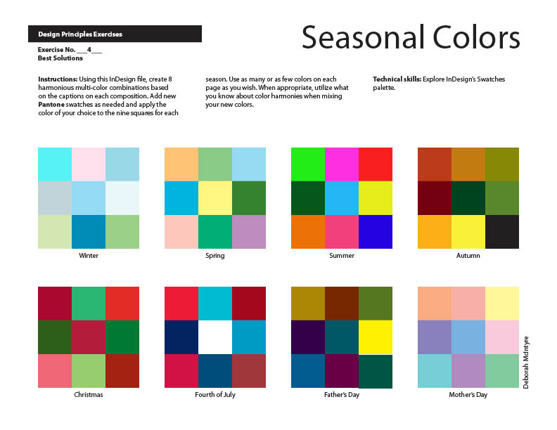 GDS108 McIntyre: colour exercises