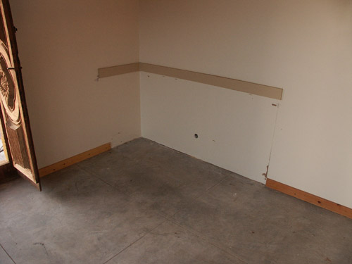 Up To Now: Masonite Floor