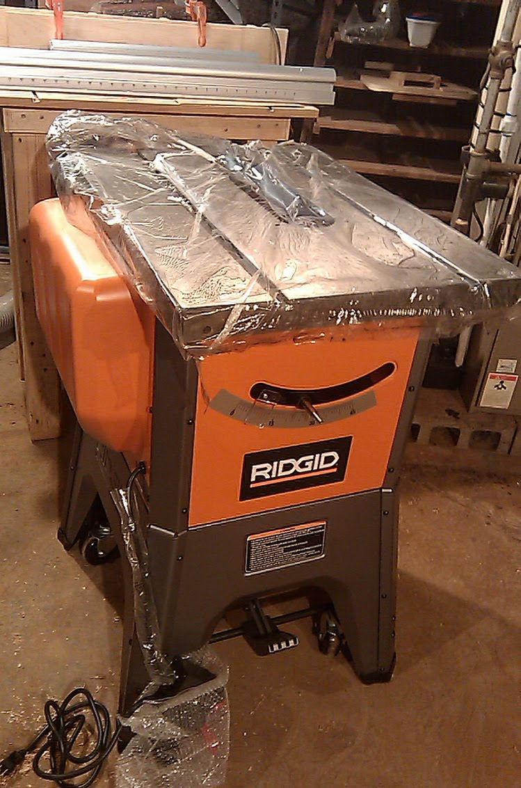 Furnitude: Ridgid R4512 Table Saw - Attaching Table to Stand