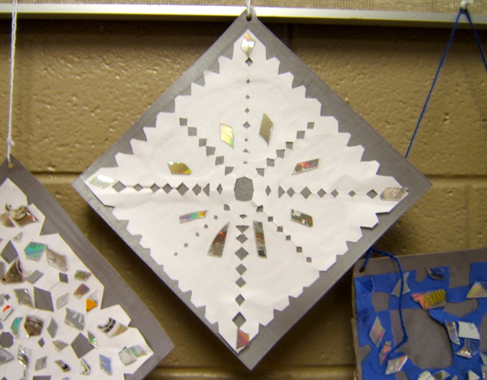 RIVERSIDE ELEMENTARY ART: Snowflake Mosaics