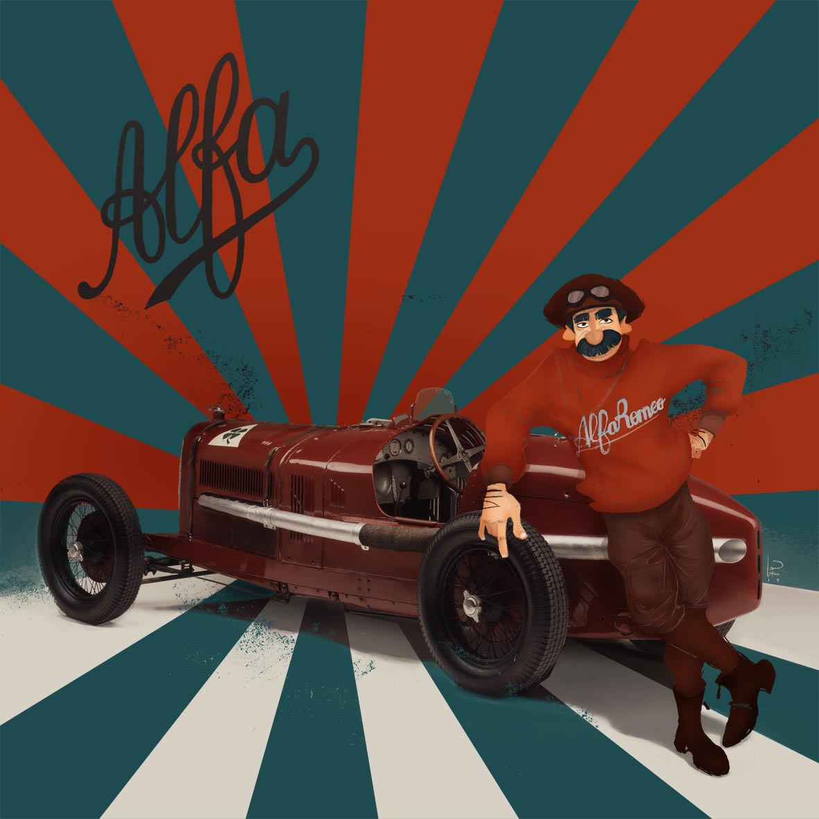 Hanna Abi-Hanna's Animation Blog: Alfa Romeo Art Prints