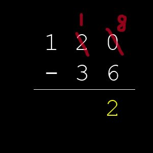 Number System Operations: OCTAL SUBTRACTION